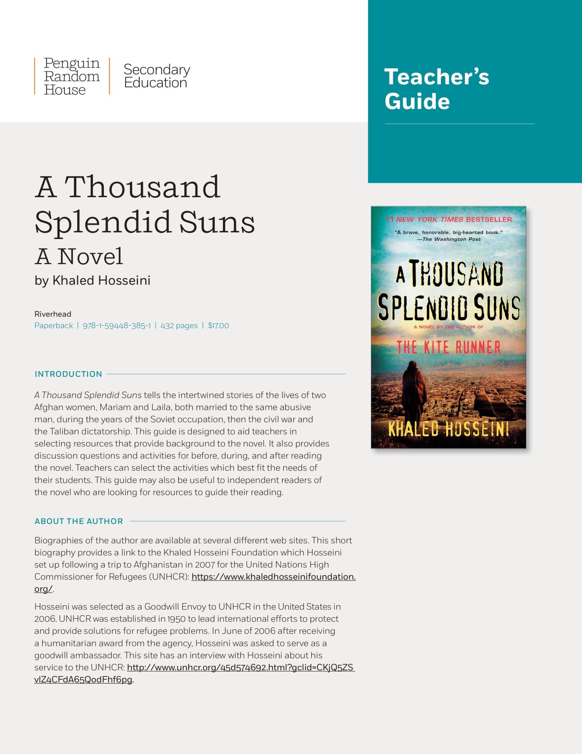 Now Available: Updated Educator Guides for Khaled Hosseini’s The Kite ...
